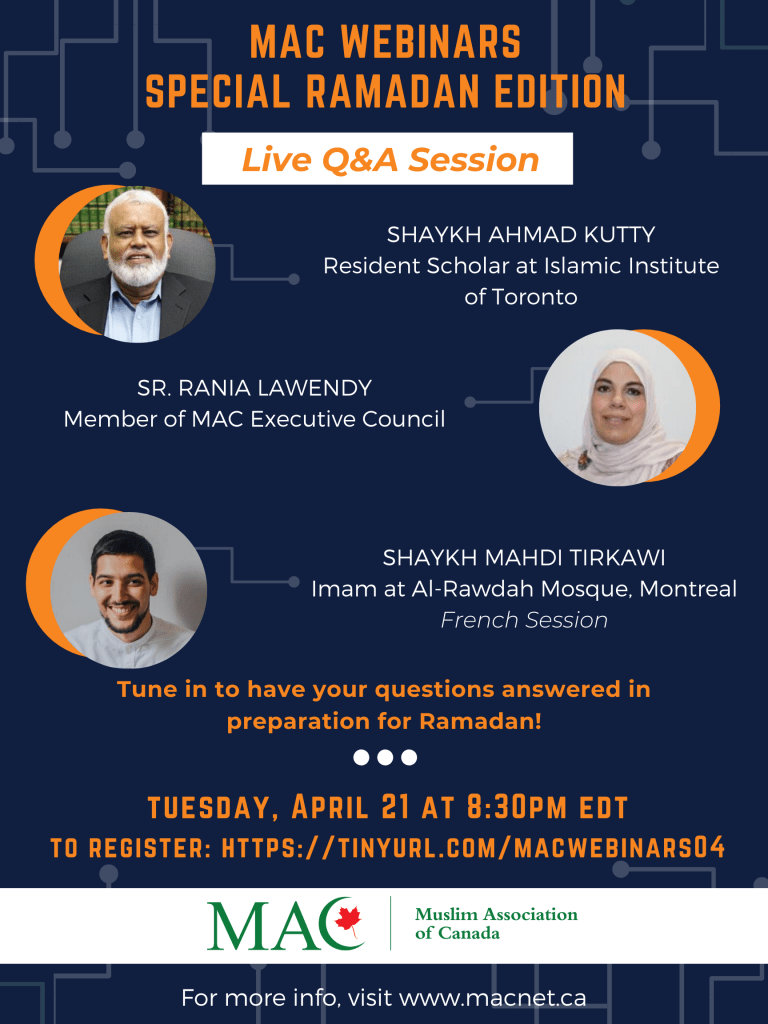 MAC Webinars | Special Ramadan Edition - MAC