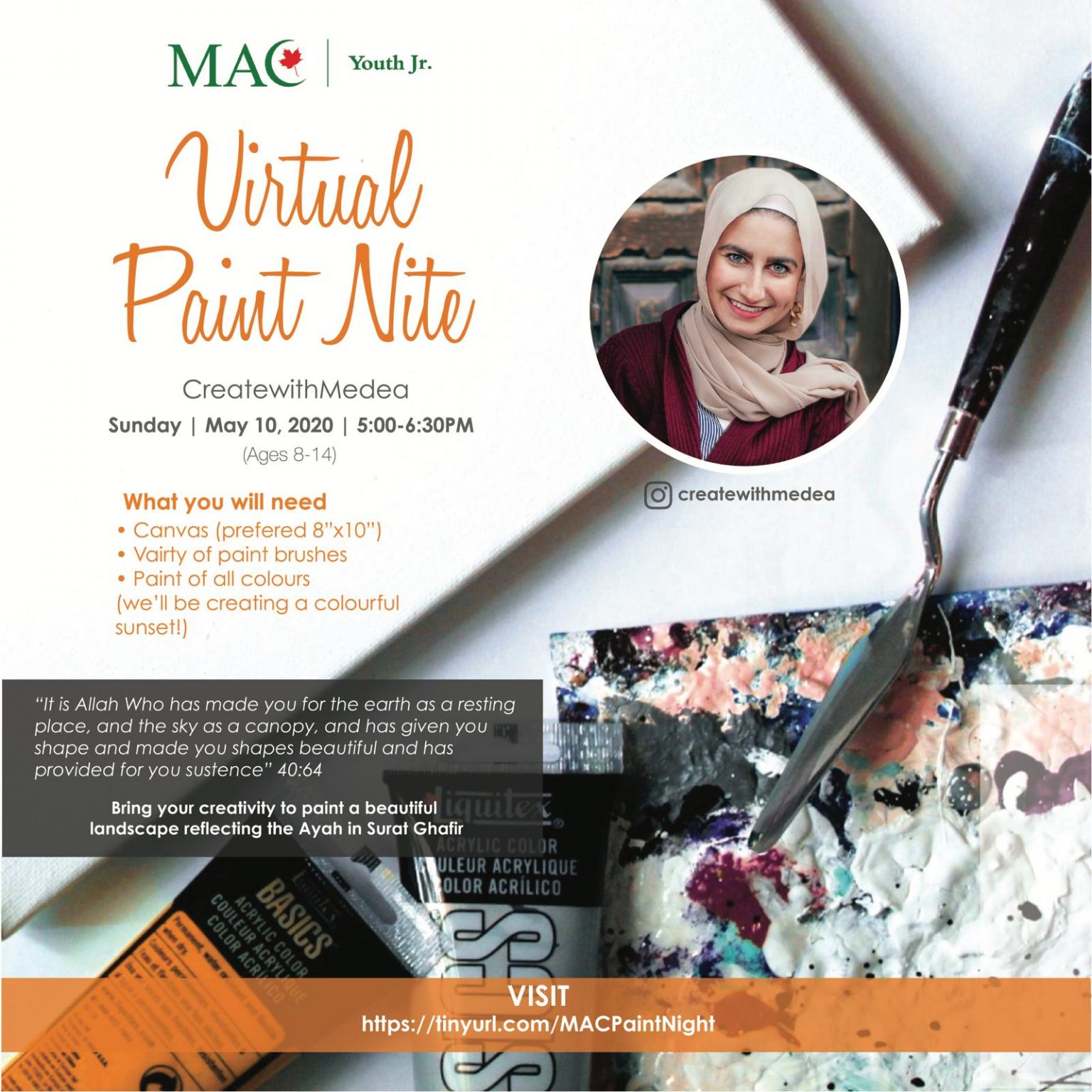 Virtual Paint Night (Ages 8-14) - MAC