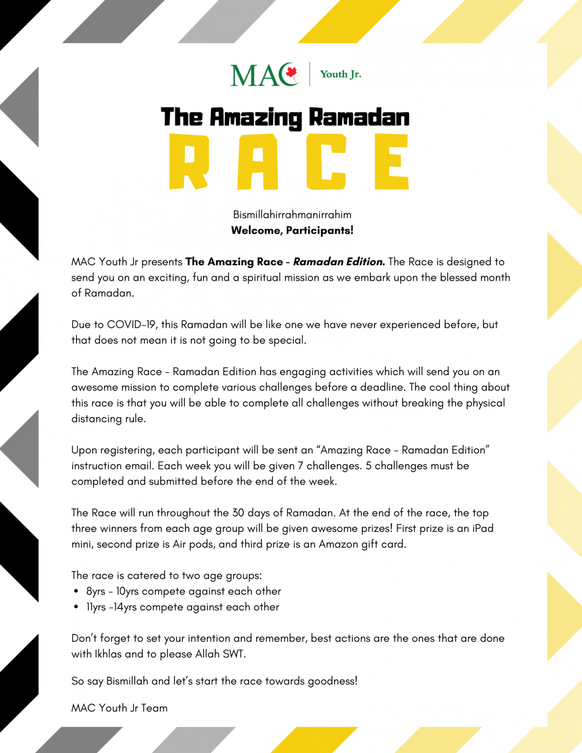 The Amazing Race: Ramadan Edition 2021 - MAC