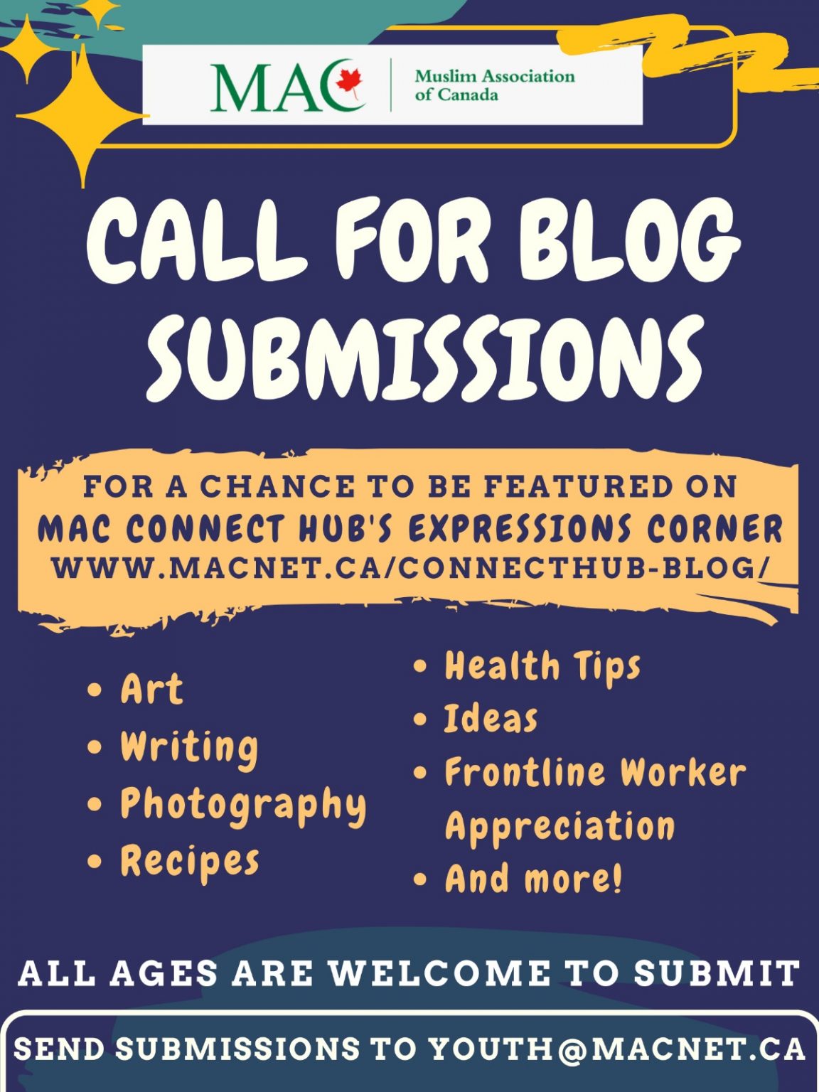 Call for Blog Submissions! - MAC
